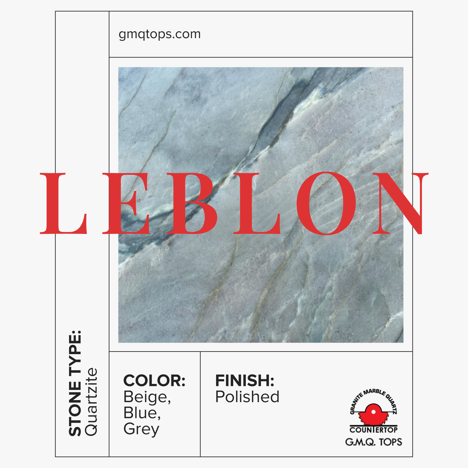 Granite Countertops GMQ Tops - Leblon Quartzite