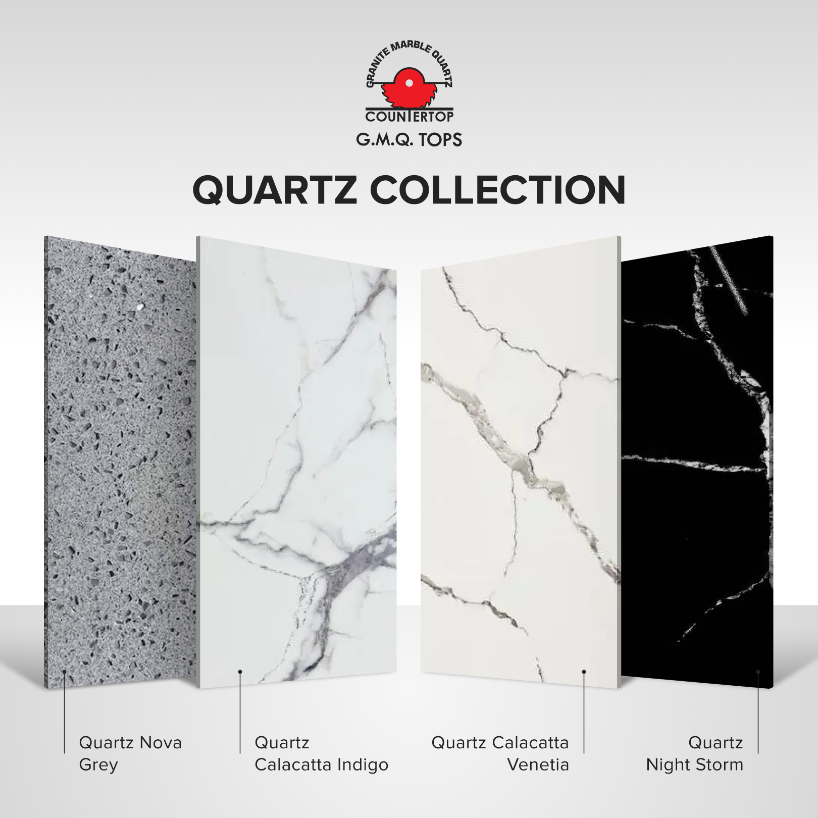 Granite Countertops GMQ Tops - Stunning Quartz Colors Await at GMQ Tops