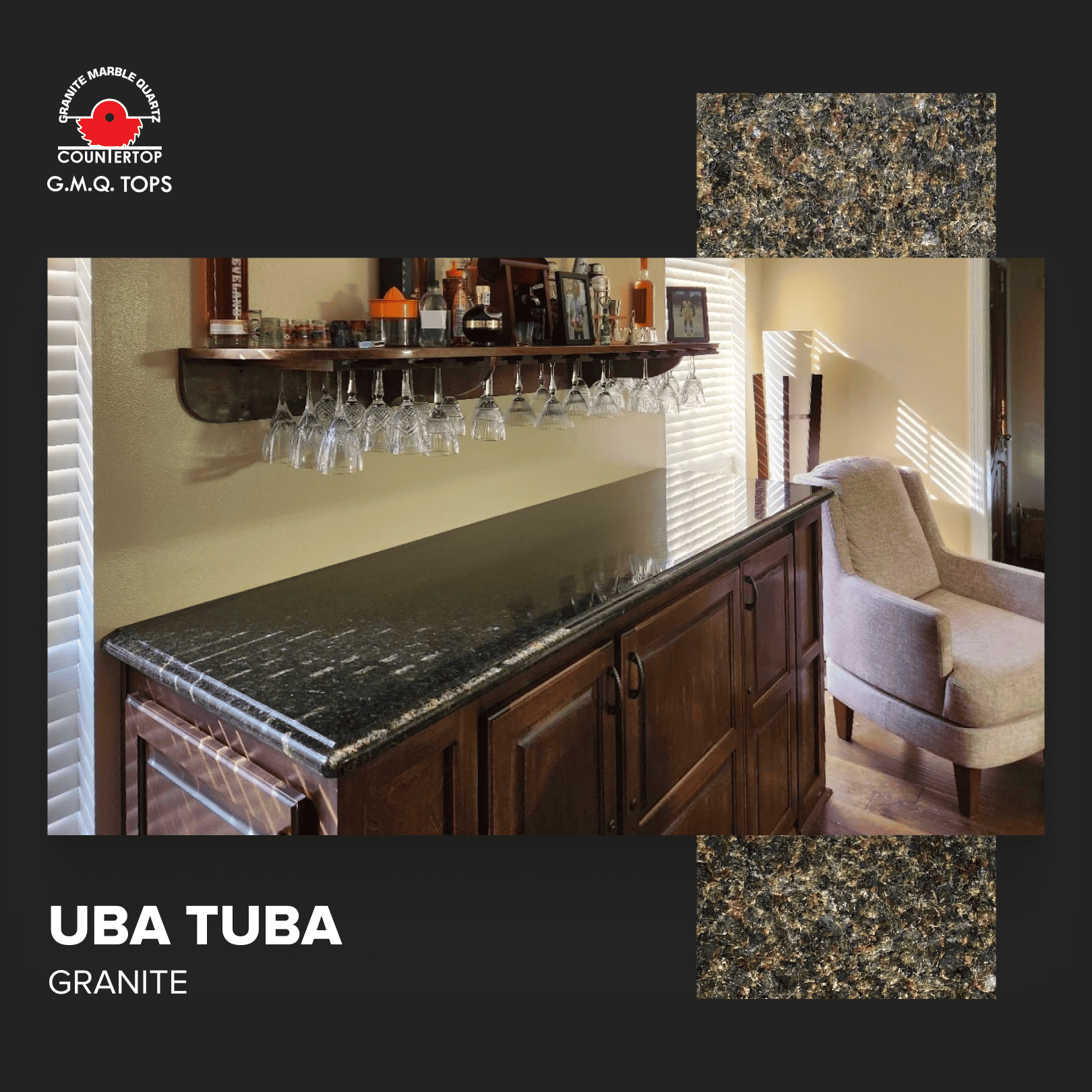 Granite Countertops GMQ Tops - Uba Tuba Granite: The Stone That Brings ...
