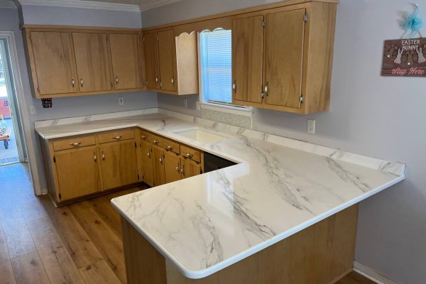 Granite Countertops GMQ Tops - Calacatta Indigo Quartz